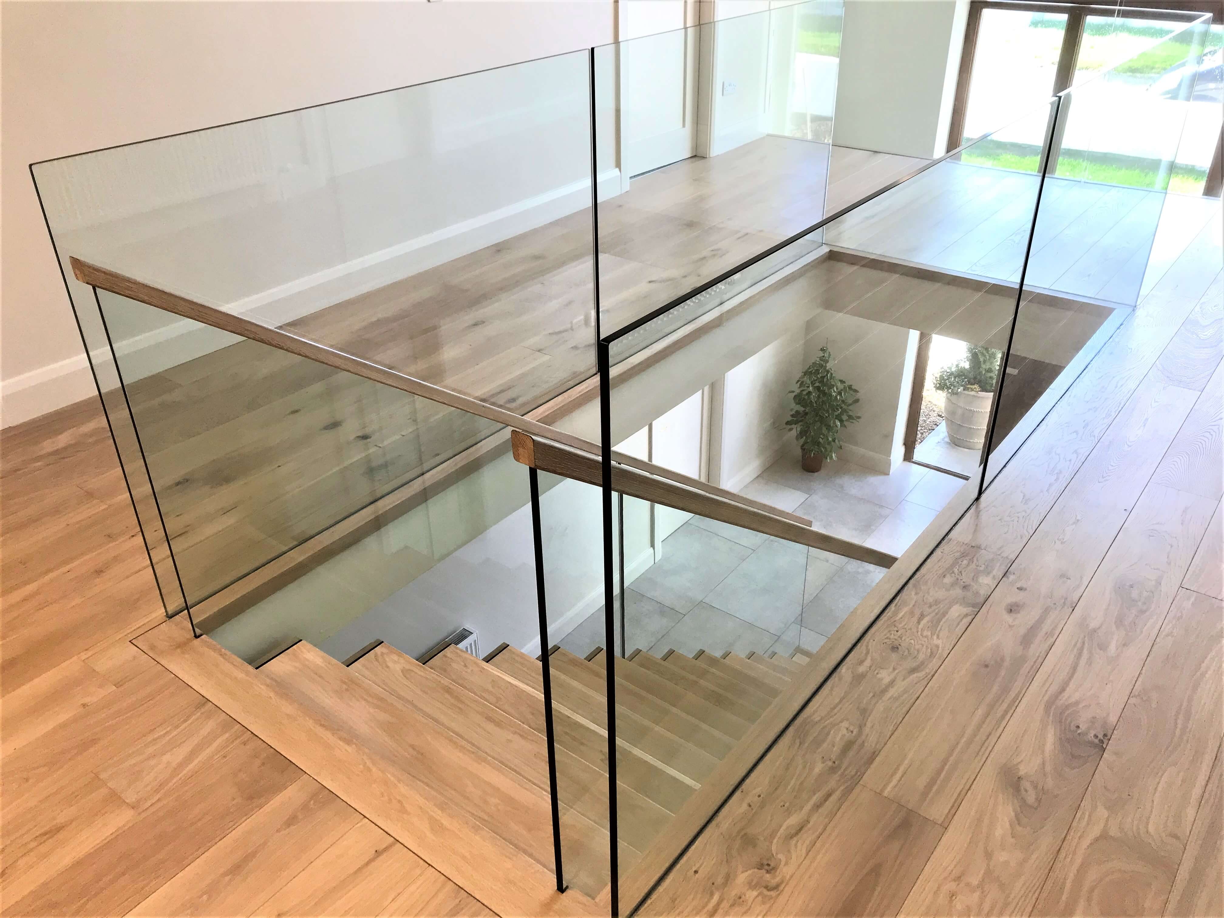 Temperance Steel Spine Stairs with LED Lighting | AJD Stairs – Tramore ...