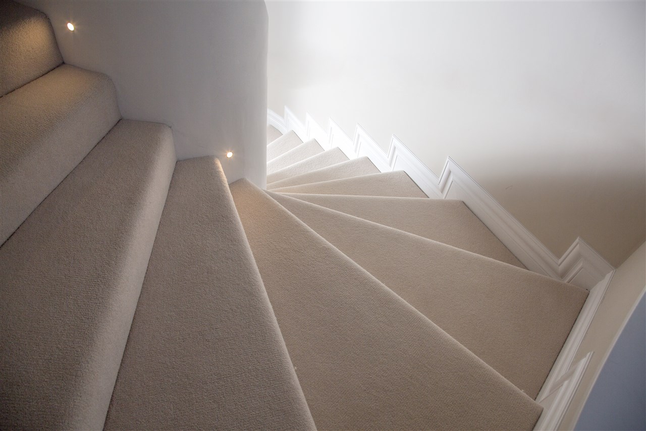 Elliptical curved concrete stairs - Tullamore , Co. Offaly , Ireland