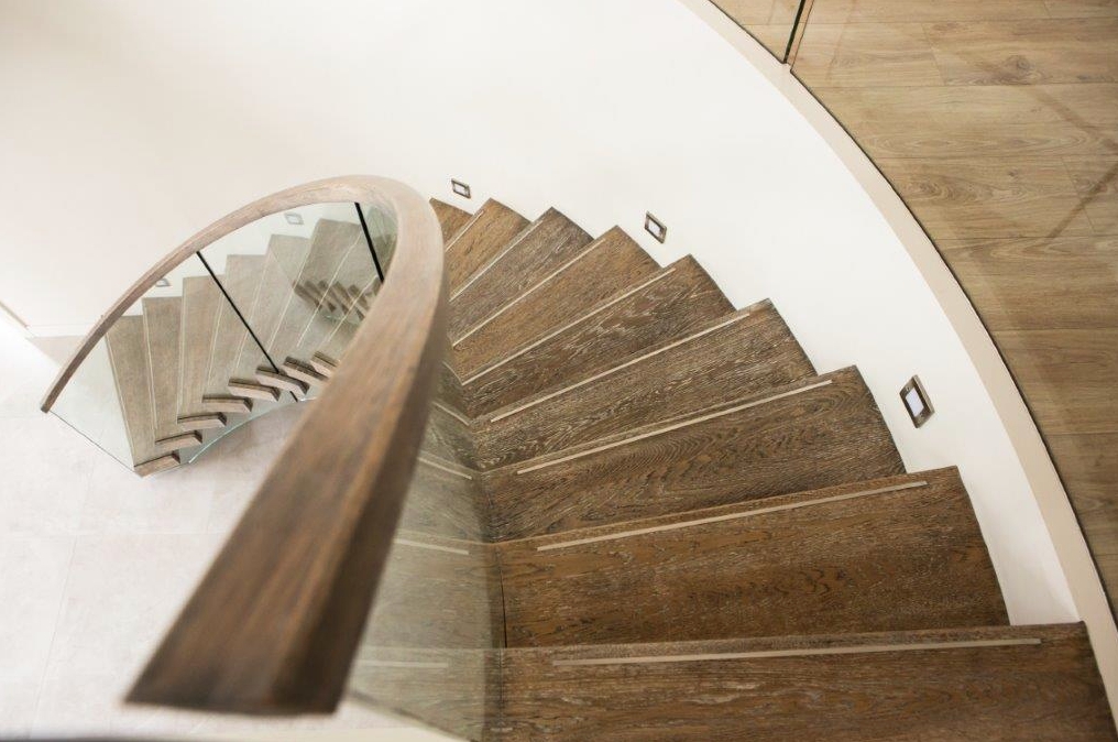Floating and Curved Stairs - Co Mayo Ireland - Cantilevered Floating ...