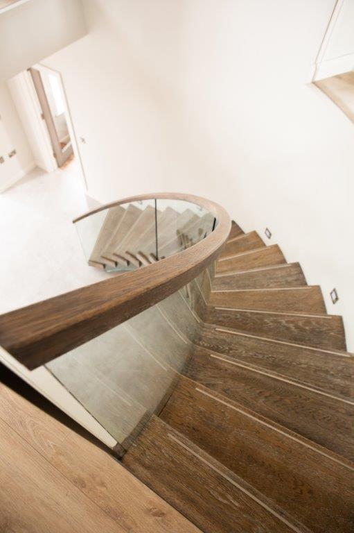 Floating and Curved Stairs - Co Mayo Ireland - Cantilevered Floating ...