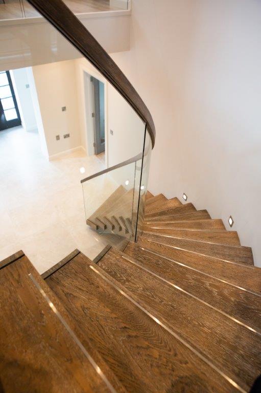 Floating and Curved Stairs - Co Mayo Ireland - Cantilevered Floating ...