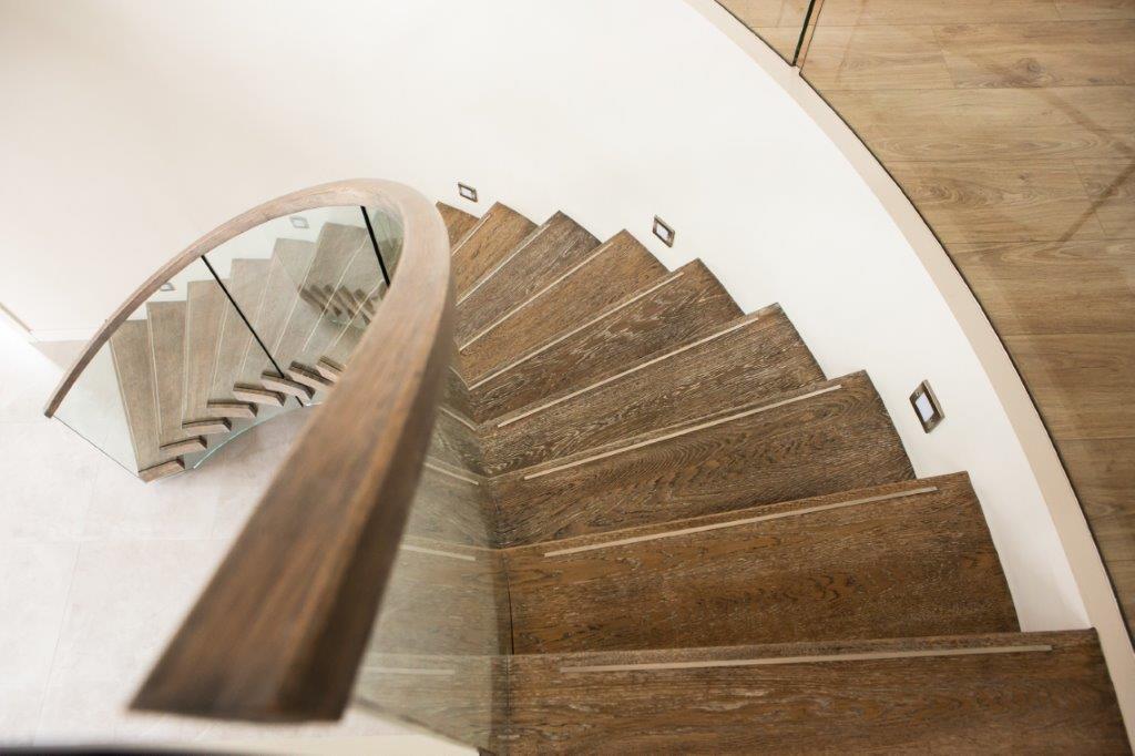 Floating and Curved Stairs - Co Mayo Ireland - Cantilevered Floating ...