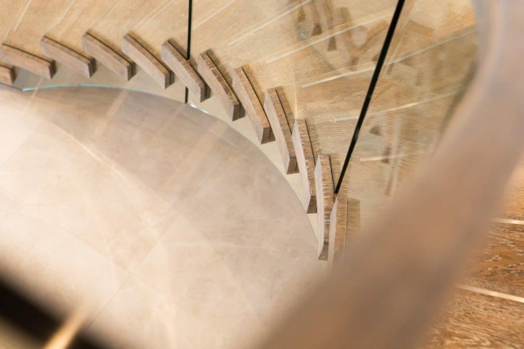 Floating and Curved Stairs - Co Mayo Ireland - Cantilevered Floating ...