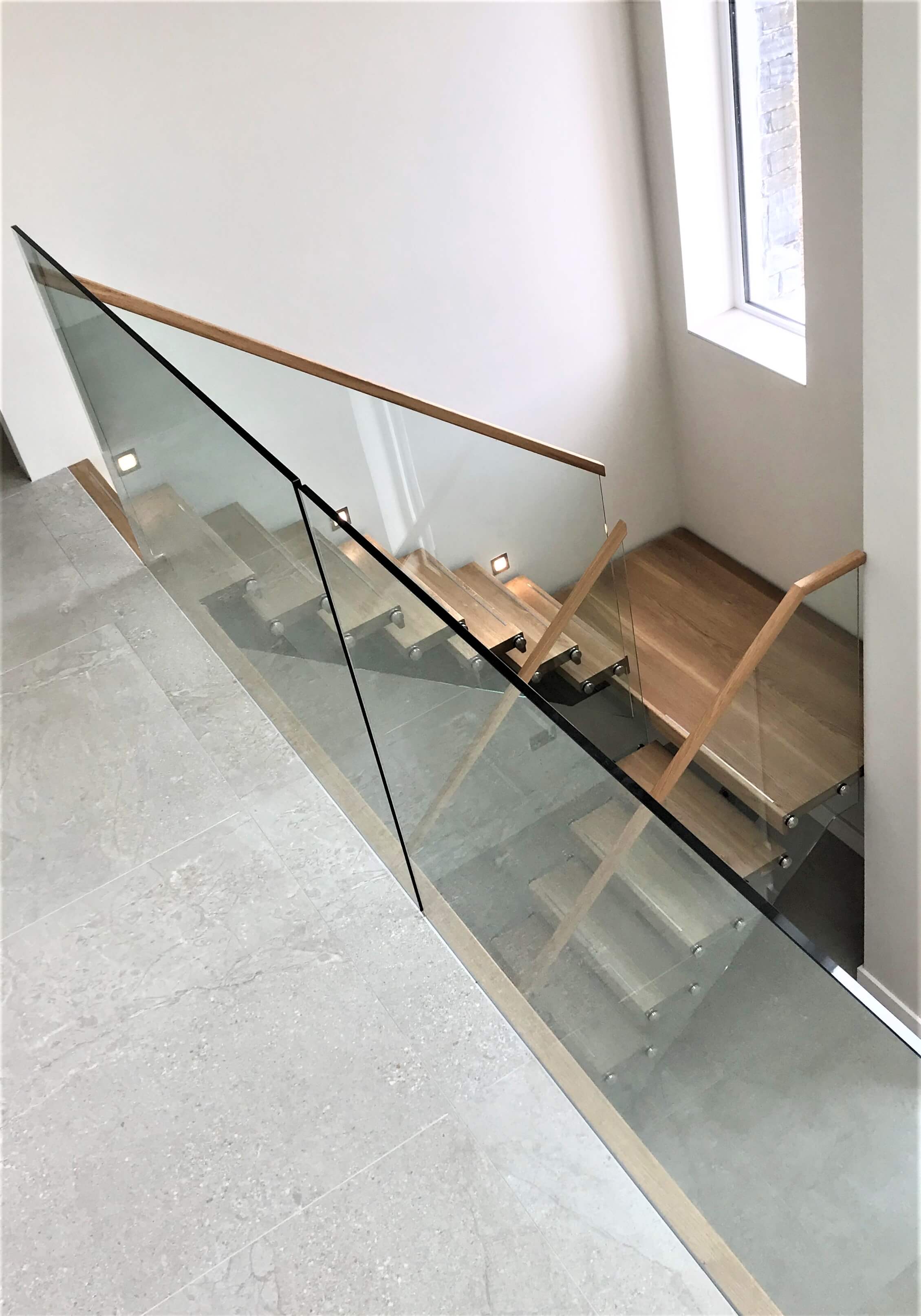 Matt black steel spine stairs Ireland - Steel spine Stairs ...