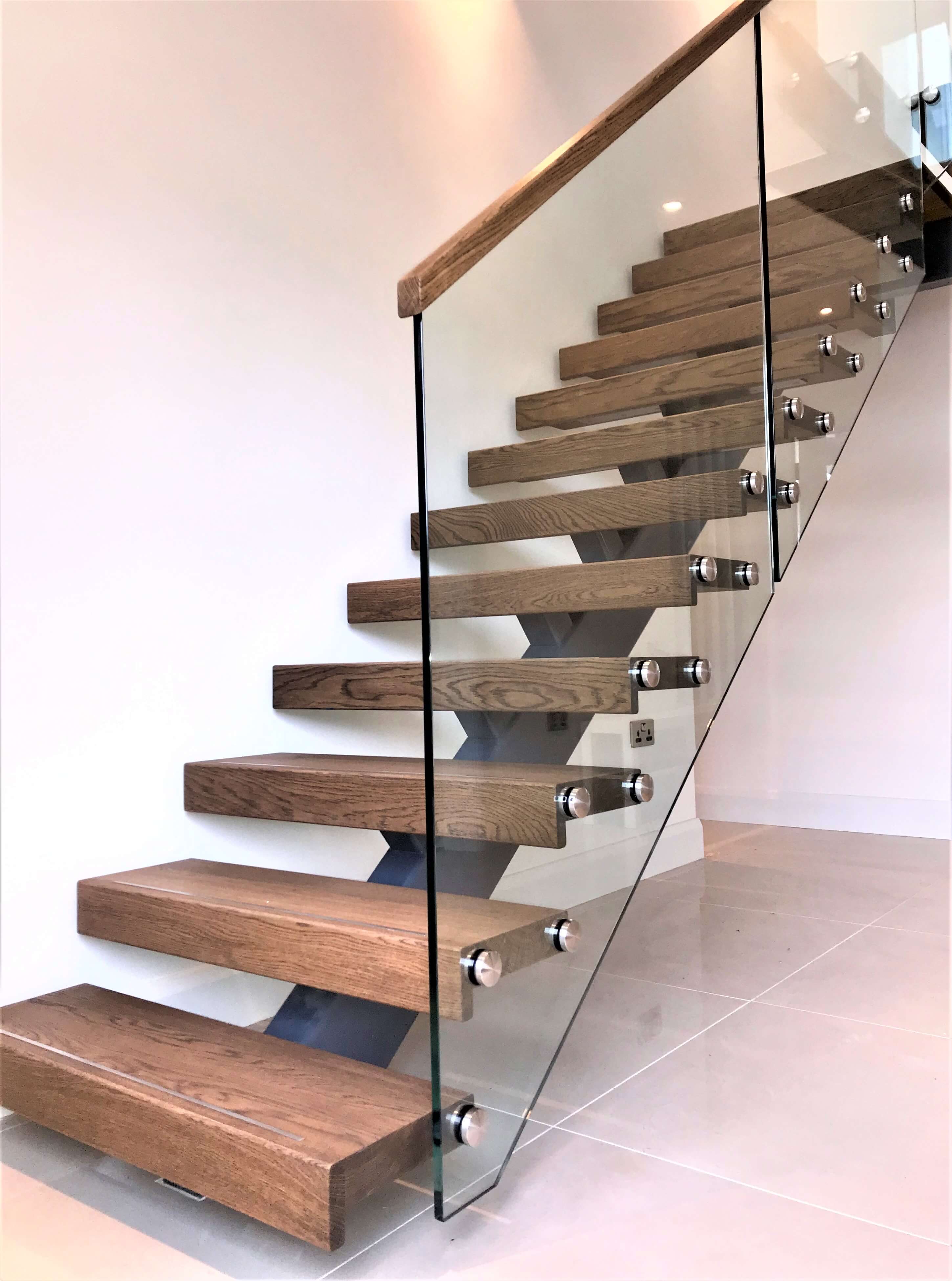 Anthracite grey steel spine stairs - Staircases - Design - Stairs ...