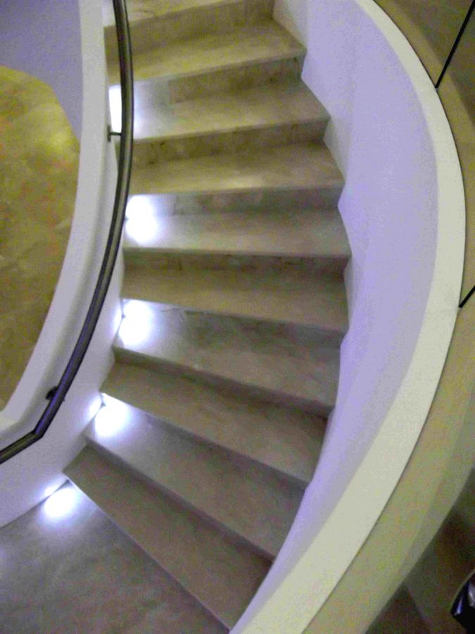 Curved Concrete Stairs Ireland - AJD Bespoke Concrete Stairs