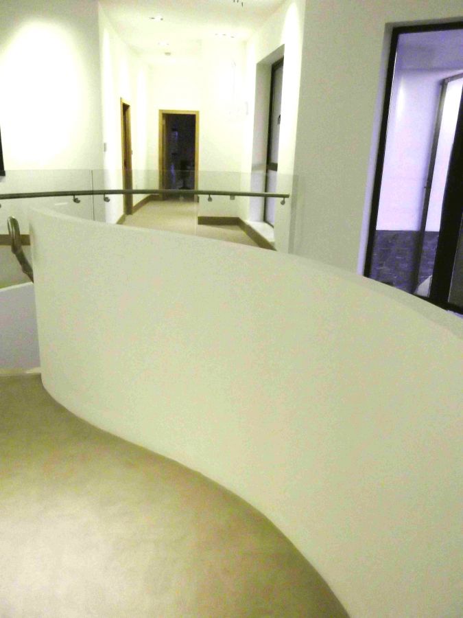 Curved Concrete Stairs Ireland - AJD Bespoke Concrete Stairs